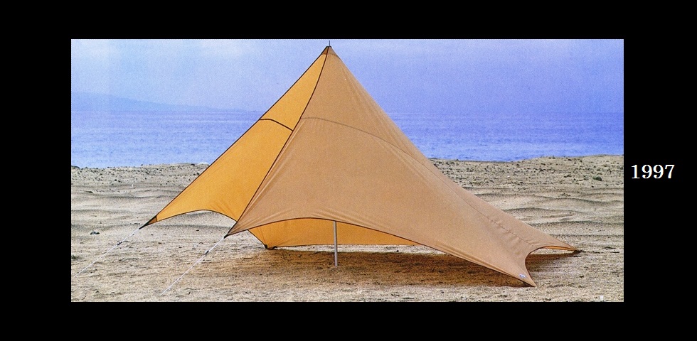 *snowpeaker スノーピーカー the old catalog 1997年 STP-002 ワンポールタープ“ペンタ”